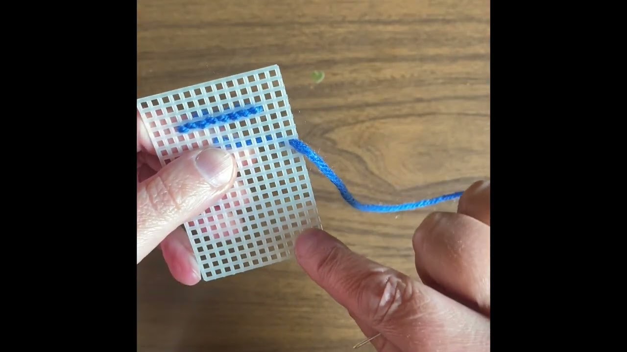 Plastic Canvas Basics: Back Stitch Video by CottageCreatrix