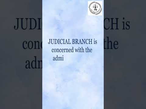 Meaning of the term Judicial Branch | Adv Melisa Rodrigues