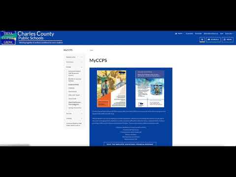 Where to find staff links on the new www.ccboe.com