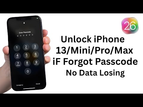 IOS 26 | How To Unlock iPhone 13/Mini/Pro/Max if Forgot Password | 2026