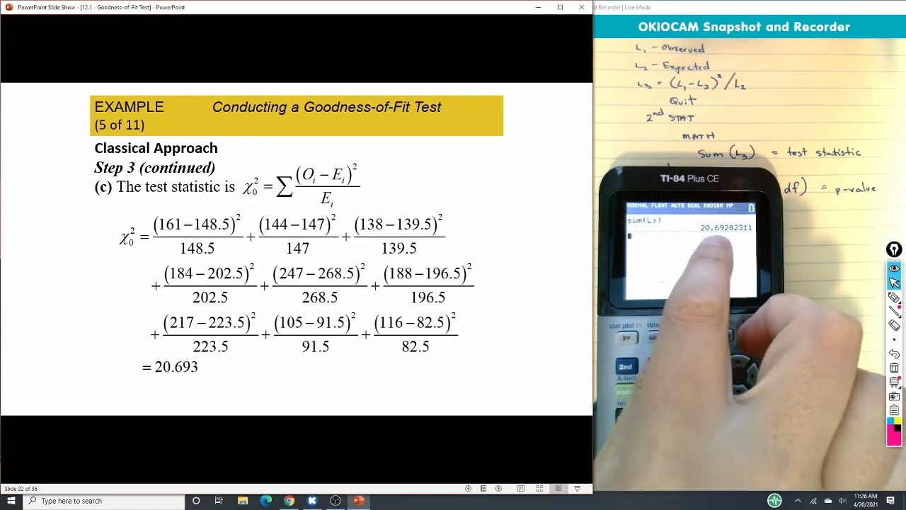 Elementary Statistical Methods - 12.1 Goodness-of-Fit Test