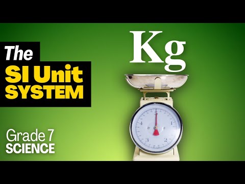Grade 7 Science #3: MEASUREMENTS, The SI UNIT SYSTEM, SCIENTIFIC NOTATION, DIMENSIONAL ANALYSIS