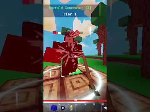 How to use KILL AURA without actually hacking (Roblox Bedwars) #killaura #robloxbedwars #creative