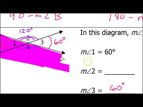 Day 01 HW - Angle Notation and Vocabulary, Solving Linear Equations