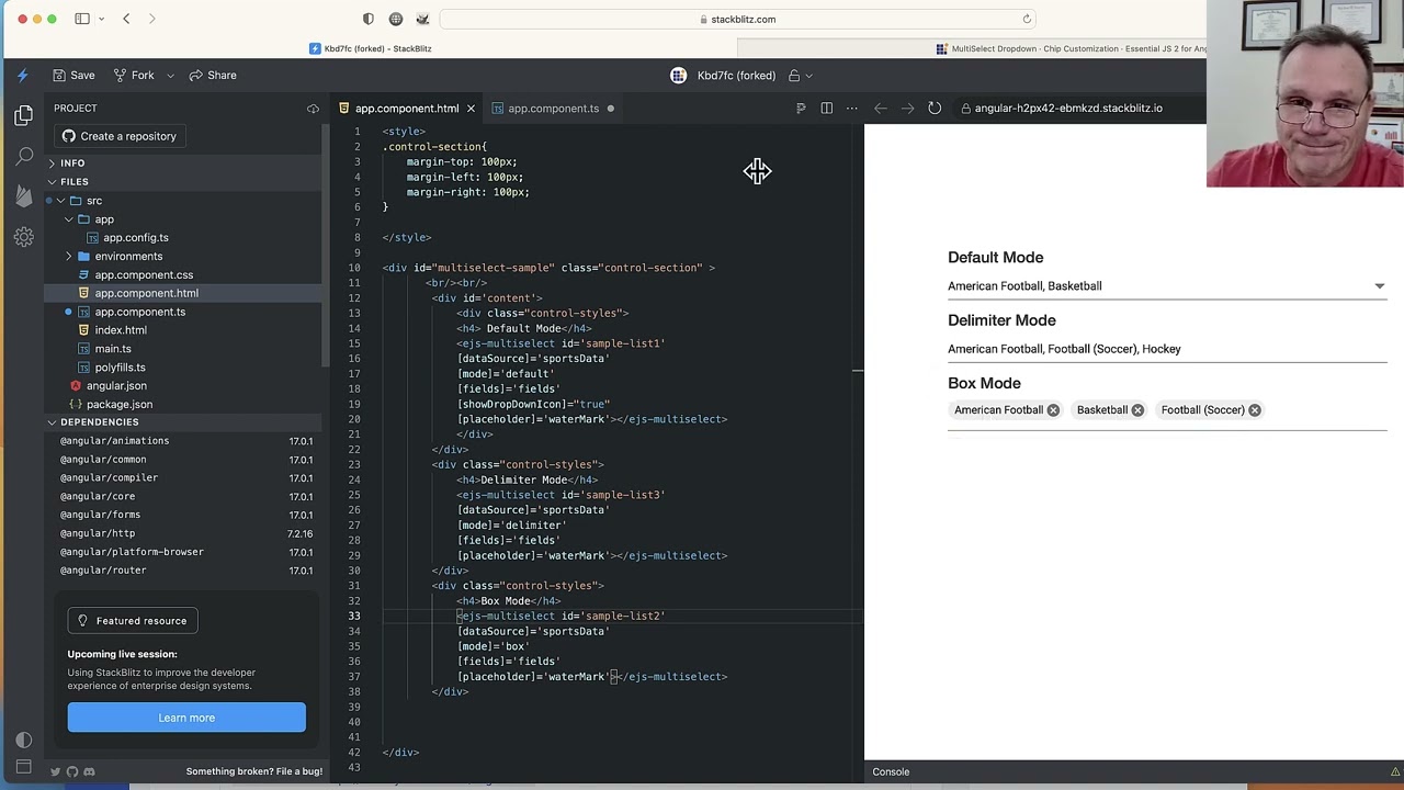 How to Use Box Mode with the Angular MultiSelect Dropdown Component
