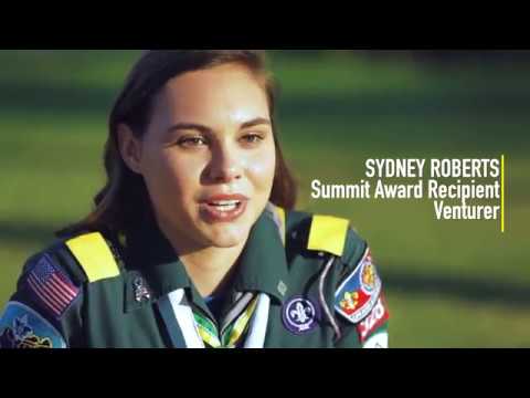 Venturing Scouts with Sydney Roberts