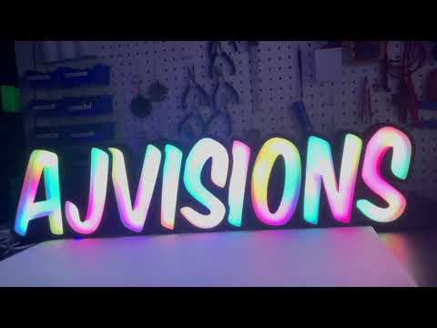 STL file LED Word "Felix 🎛️ ・3D print object to download・Cults