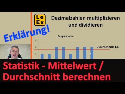 Statistik - Mittelwert/Durchschnitt berechnen | Erklärung