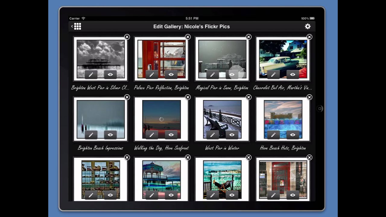 Portfolio Pro for iPad Tutorial: Adding and Editing Galleries and Importing from Flickr