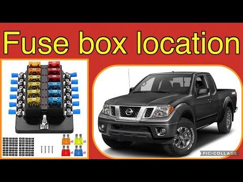 The fuse box location on a 2017 Nissan Frontier
