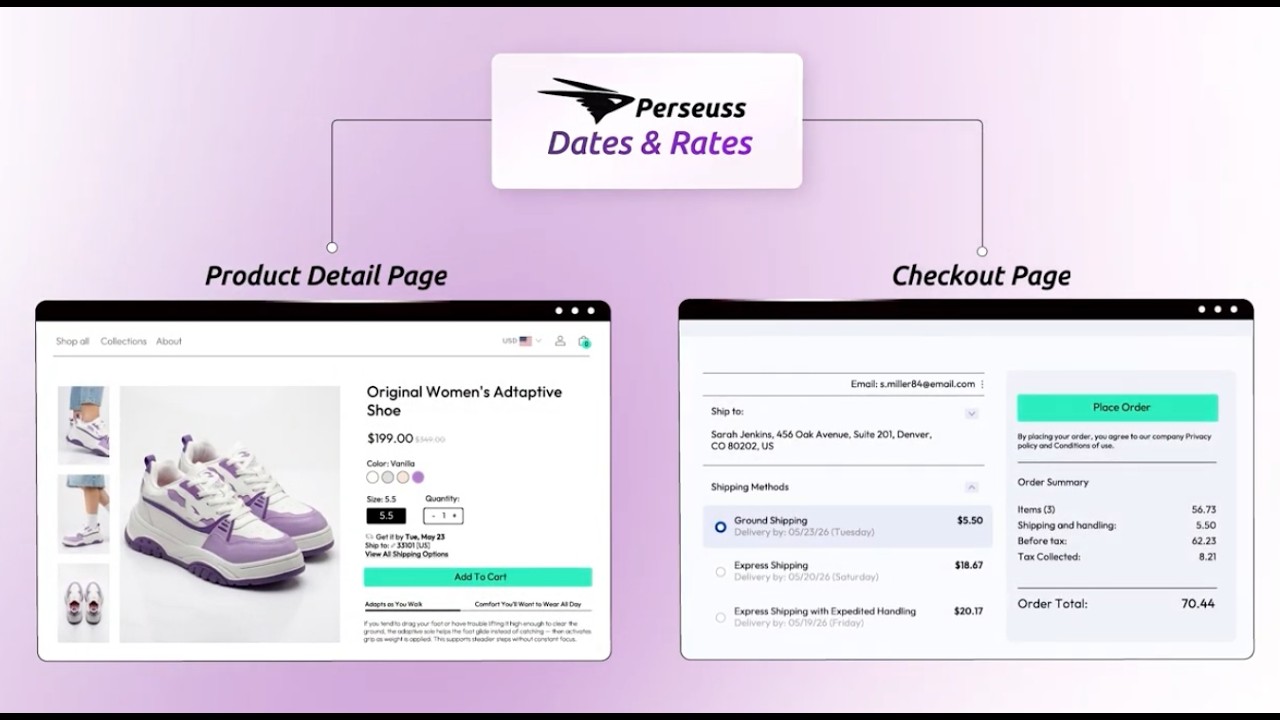 Accurate Delivery Promise on Shopify Product Page with Dates & Rates