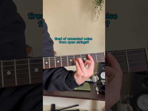 Tired of unwanted noise from open guitar strings?? #SingularSound #Guitarists #Shorts