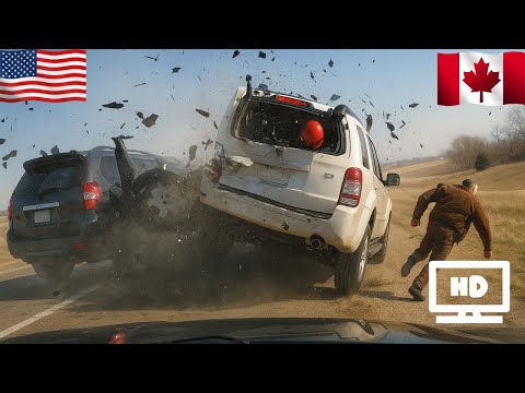 1 Hour Car Crash Compilation 2025 // USA // Canada