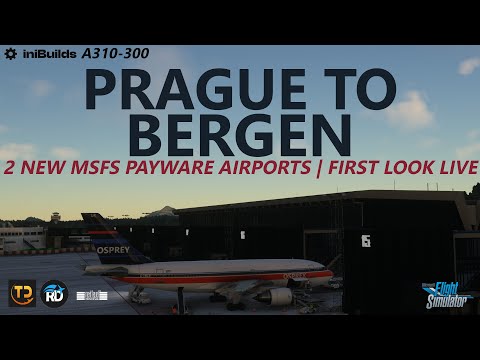 MSFS | New Payware Scenery - Tailstrike Design PRAGUE to RDPreset's BERGEN with the iniBuilds A310!