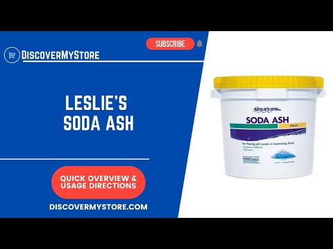 How to Use Leslies Soda Ash