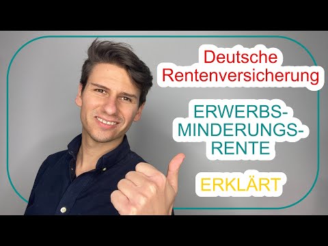 Erwerbsminderungsrente erklärt - Deutsche Rentenversicherung (Gesetzliche Erwerbsminderungsrente)