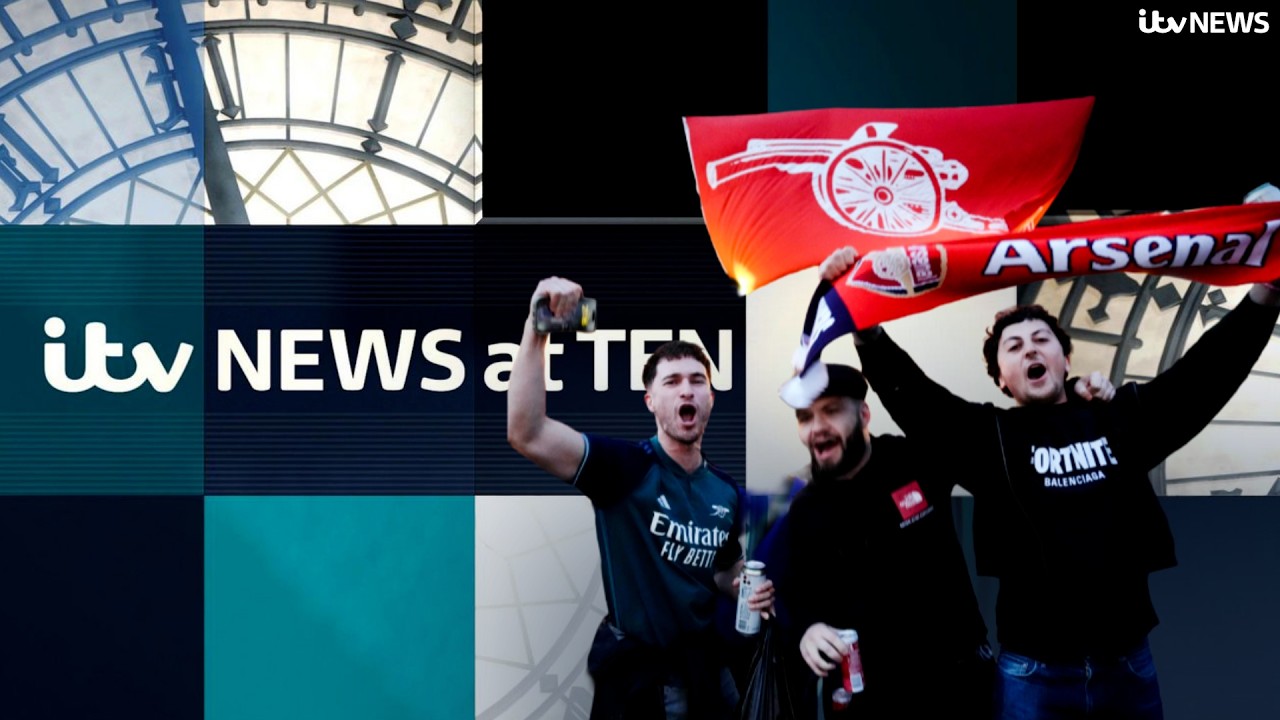 Watch Tuesday's ITV News at Ten as Arsenal wins the Premier League Championship