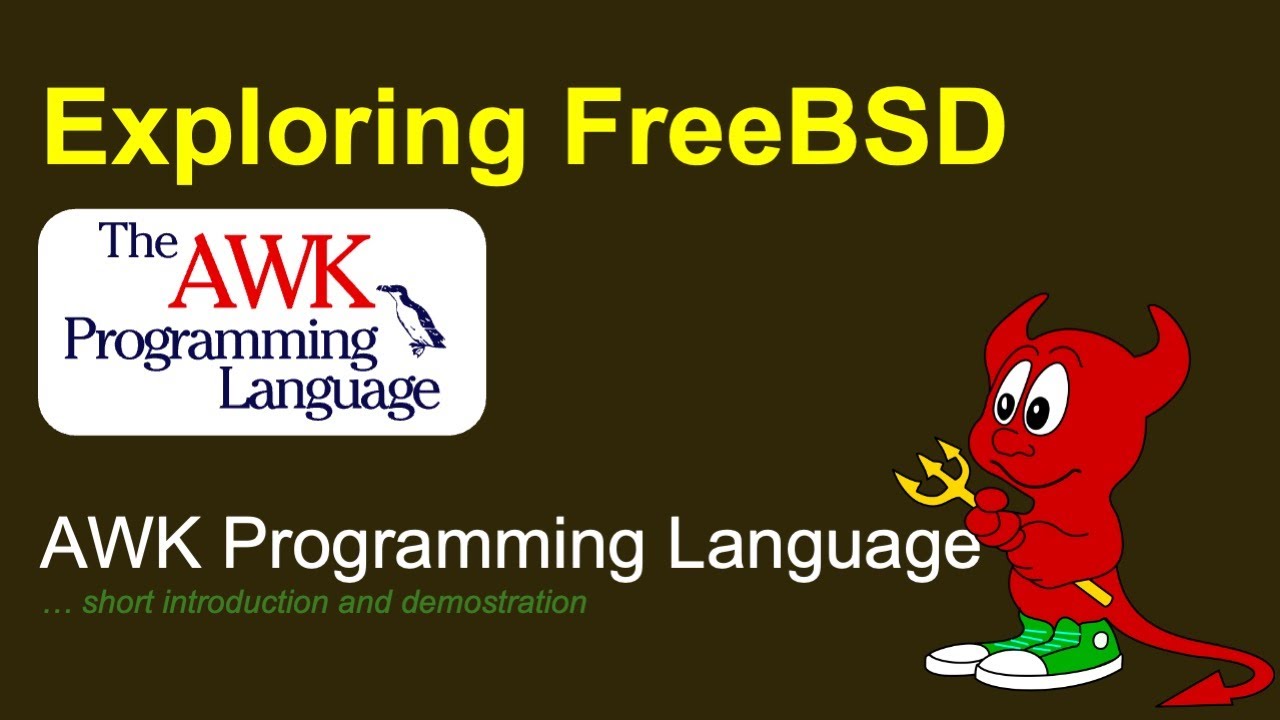 FreeBSD - The AWK Programming Language