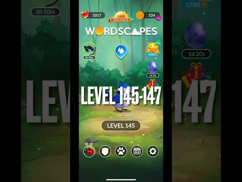 Wordscapes: Level 145-147 #wordscapes #taken