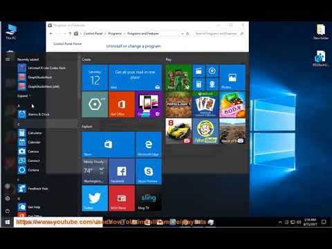 Uninstall K-Lite Mega Codec Pack 13 on Windows 10