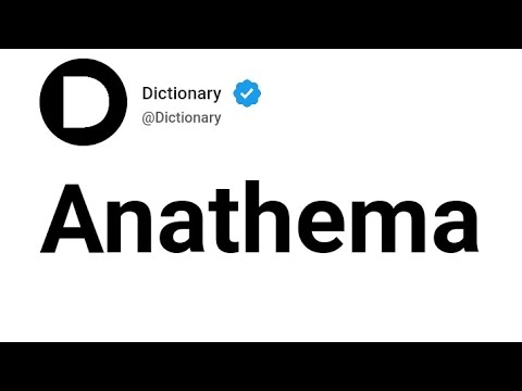 Anathema Meaning In English