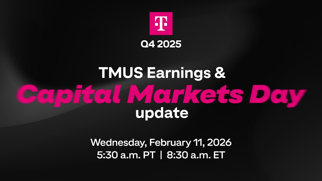 T-Mobile Q4 2025 Earnings and Capital Markets Day Update Livestream