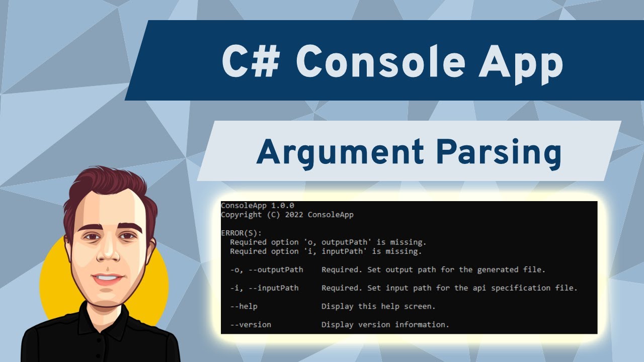 CommandLineParser - How to Parse Console Arguments | .NET