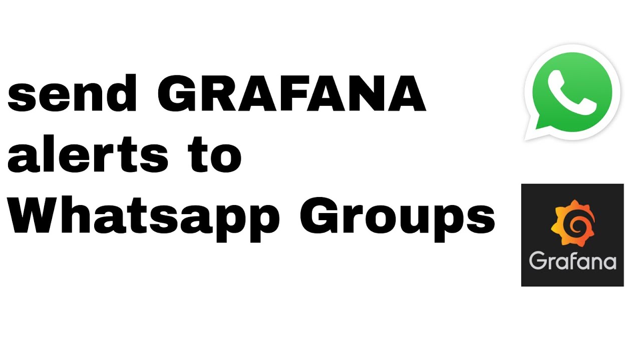 Sending alerts to whatsapp groups - Alerting - Grafana Labs Community ... Sending alerts to whatsapp groups - Alerting - Grafana Labs Community ...