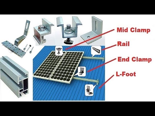 Solar Panel Clamp - Solar Panel End Clamps Manufacturer from Rajkot