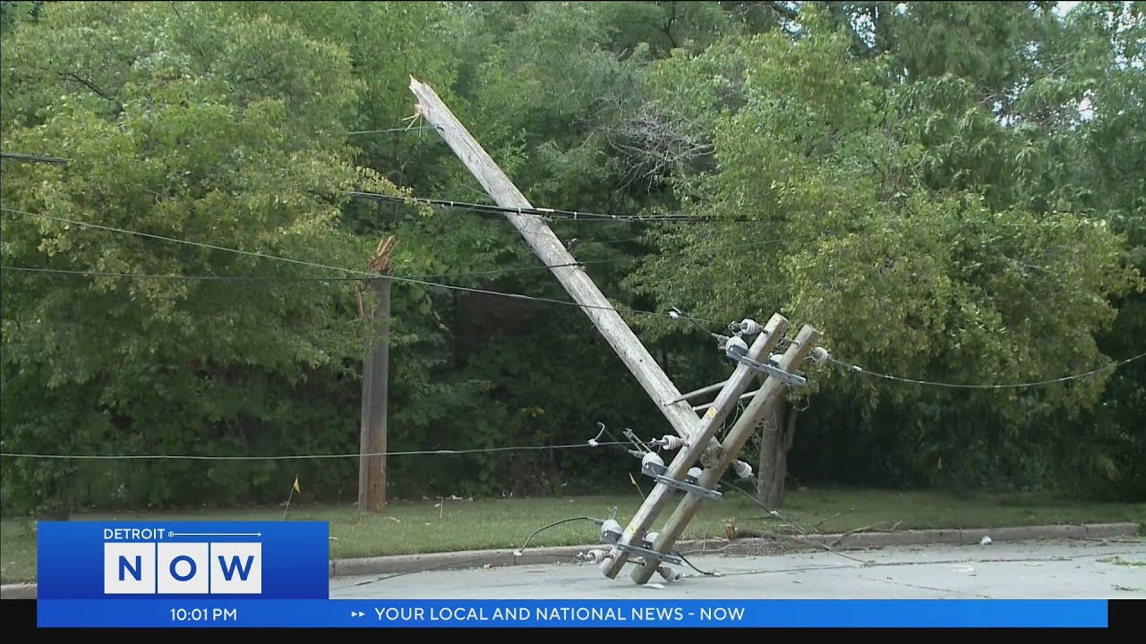 DTE Energy reports more than 200,000 outages, strong winds knocked out 3,000 power lines