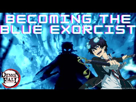 (DEMON FALL) BECOMING THE BLUE EXORCIST IN DEMONFALL | HOW TO GET BLUE/DARK FLAME BREATHING