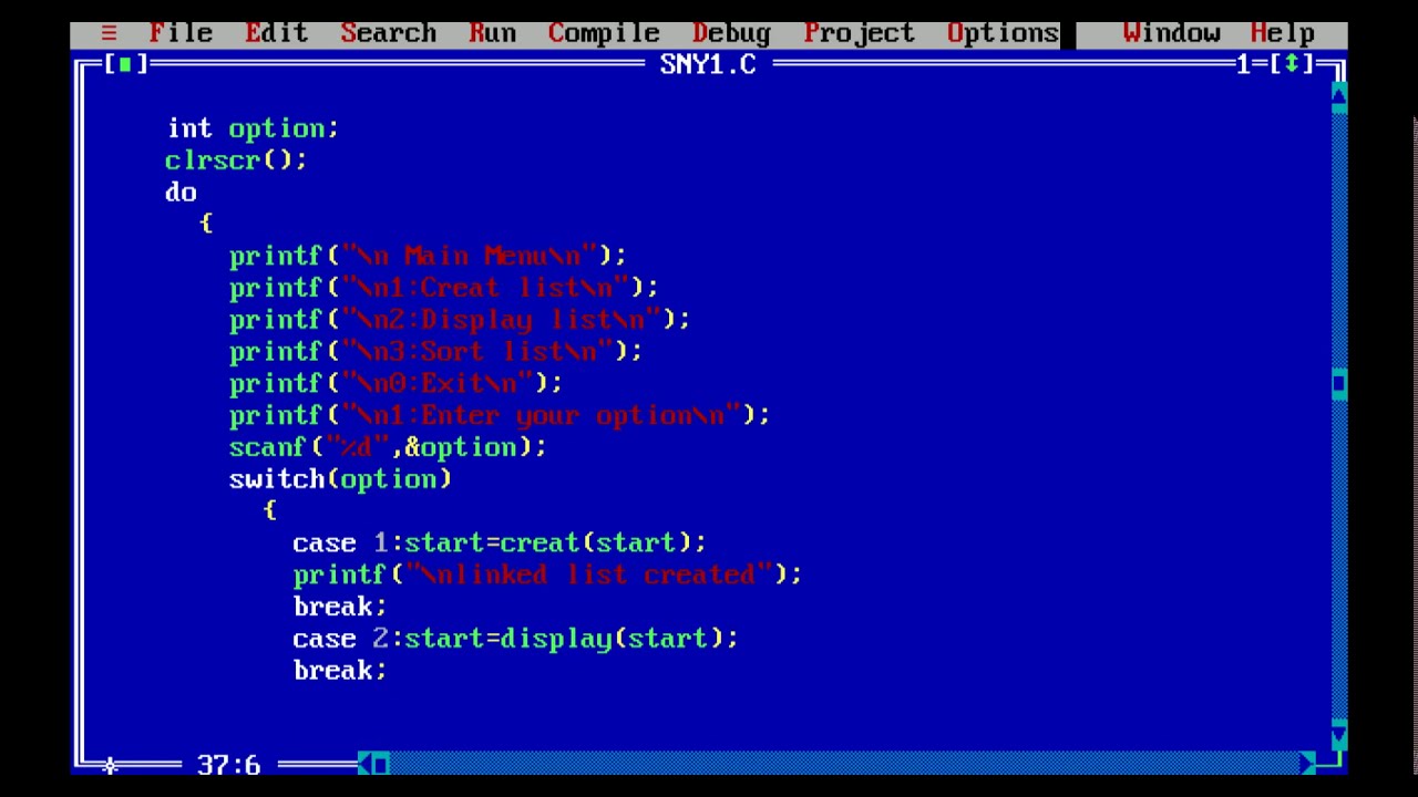 SORTING OF A LINKED LIST IN DATA STRUCTURE USING C LANGUAGE