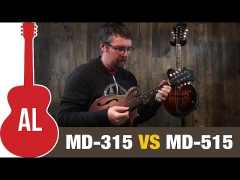 Eastman F-Style Mandolin Comparison (MD-315 and MD-515)