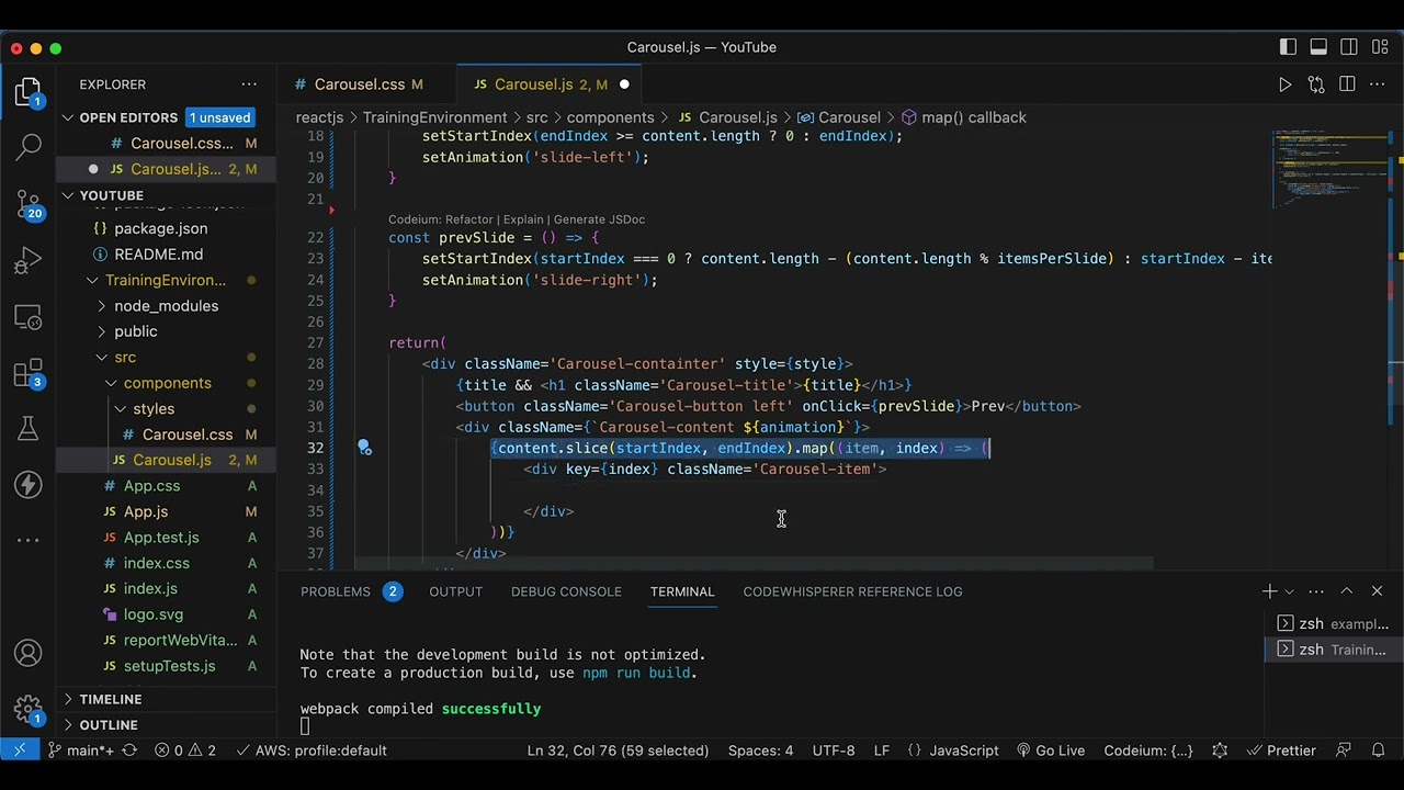 React JS: How to create a Carousel/Slider for your project