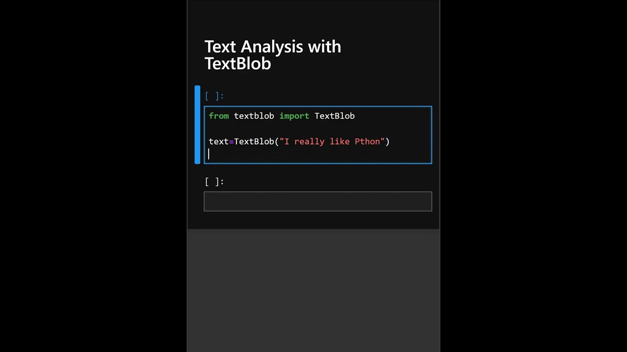 Text Analysis with TextBlob