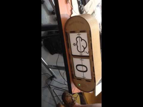 Split-Flap Display - Lasercut Weather Station with Arduino Circuits by TheAnchormen - Thingiverse