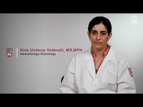 Hematology/oncology specialist: Nina Undevia Yedavalli, MD, MPH