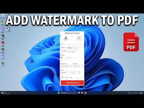 How To Add Watermark in PDF - Easy Fix