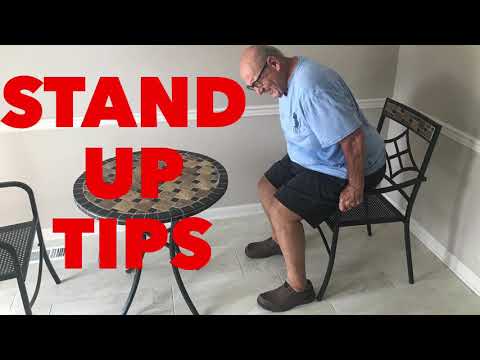 Difficulty standing up from sitting?