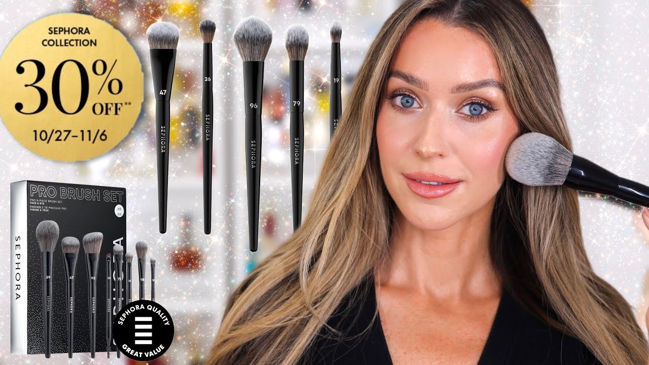 BEST SEPHORA COLLECTION MAKEUP BRUSHES 30% OFF!