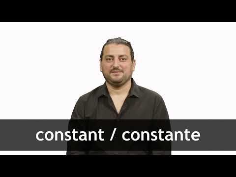 English Translation of “CONSTANT” | Collins French-English Dictionary