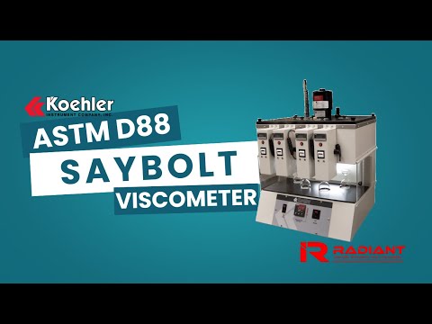 🔬 SV4000 Saybolt Viscosity Bath with Automatic Timing 🔬