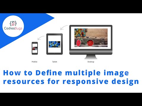 Define Multiple image resources for responsive designs