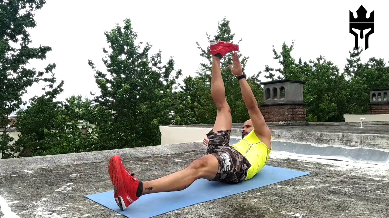 Abs toe touch / Abs tocando puntas de los pies