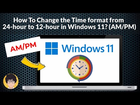 How to change Time to 24 Hour format in Windows 11 | change time format in Windows AM PM