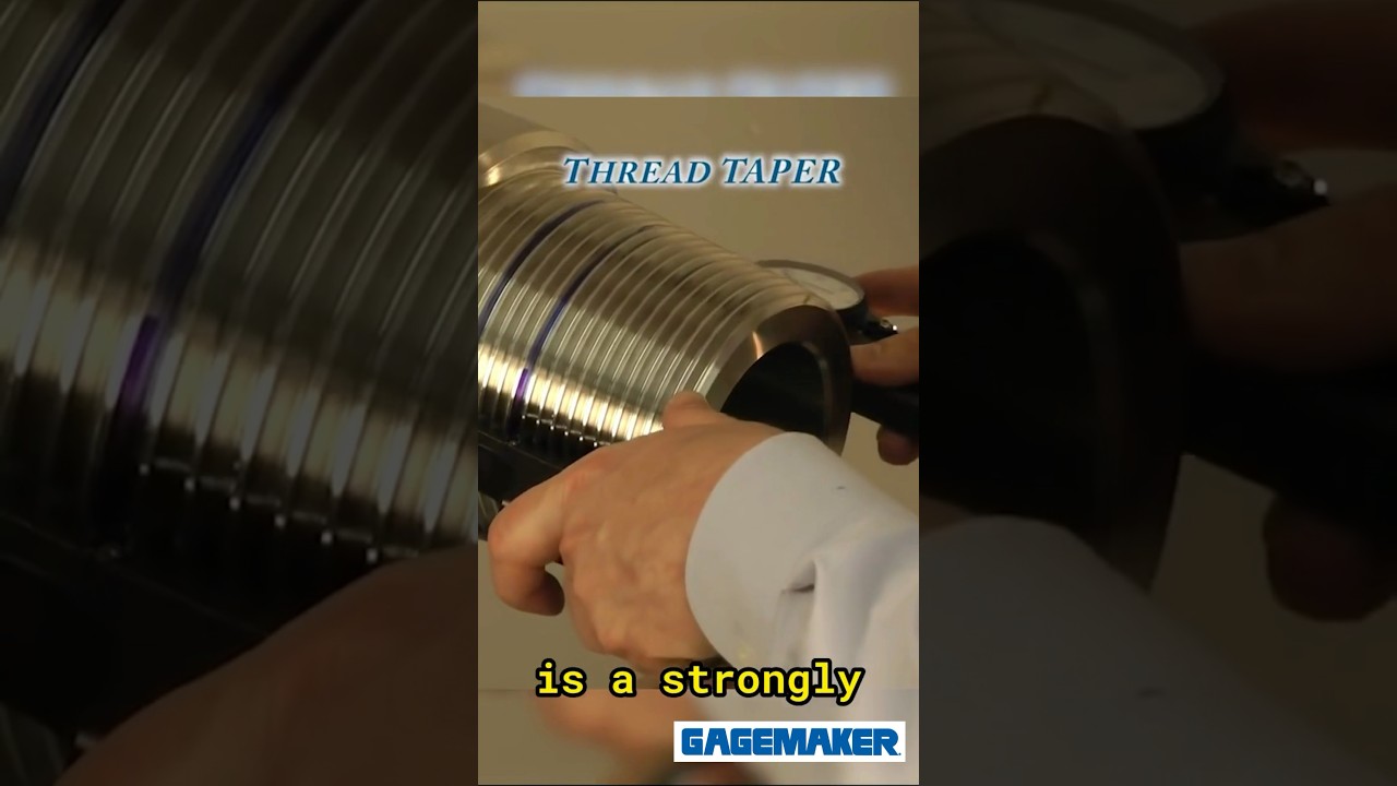 Inspecting Thread Taper is an API REQUIREMENT in THE OIL FIELD 🔍🧵📏 #thread #tech #metrology