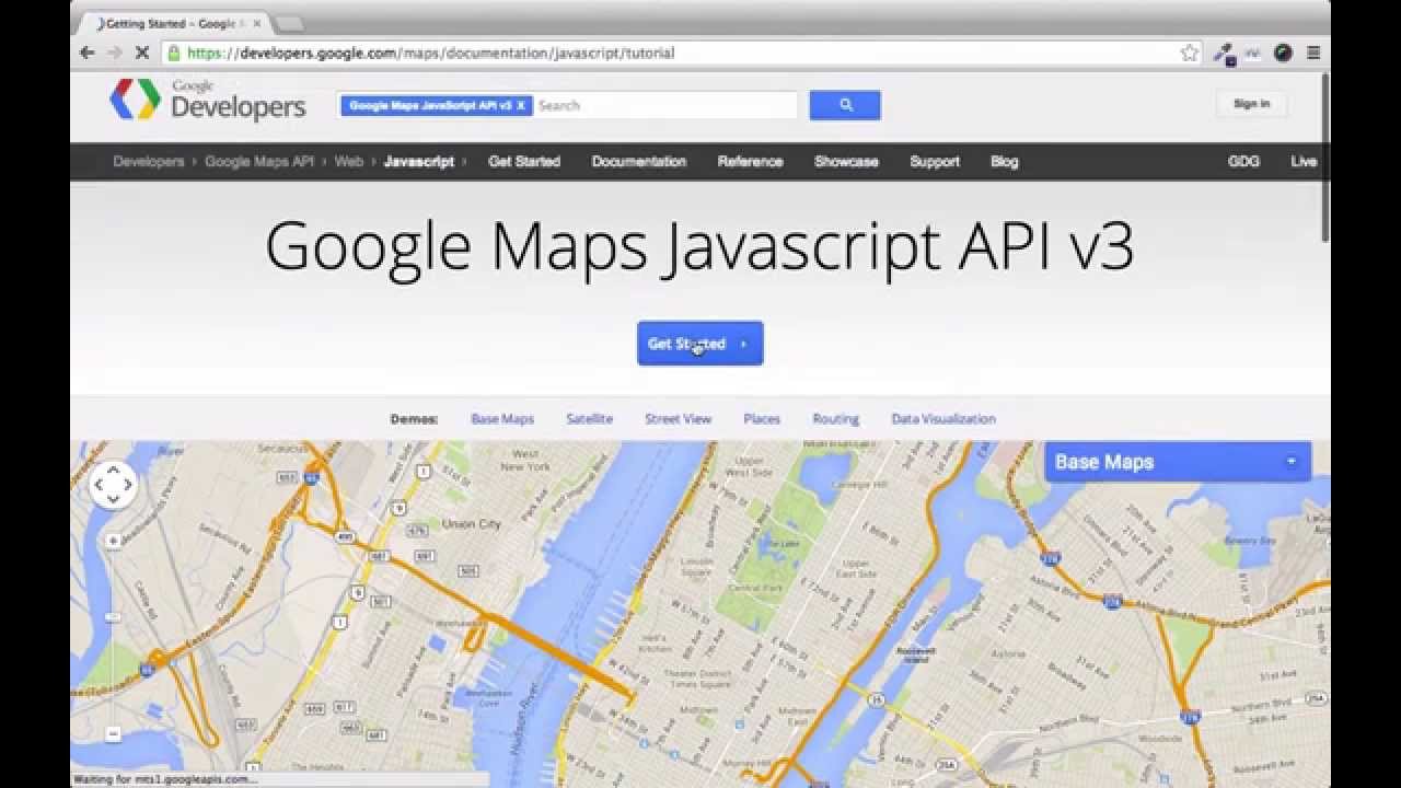 Custom Interactive Maps With the Google Maps API 02 Setting Up a Key