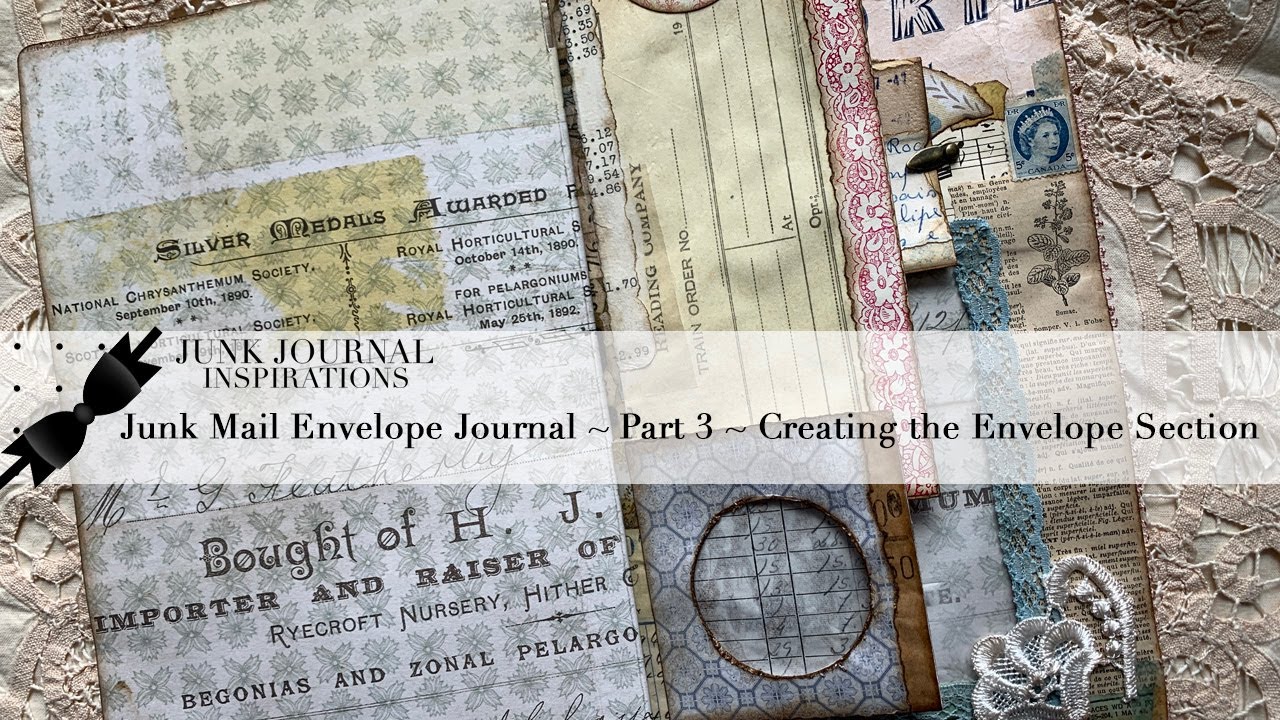Junk Mail Envelope Journal Tutorial ~ Part 3 ~ Creating the Envelope Section