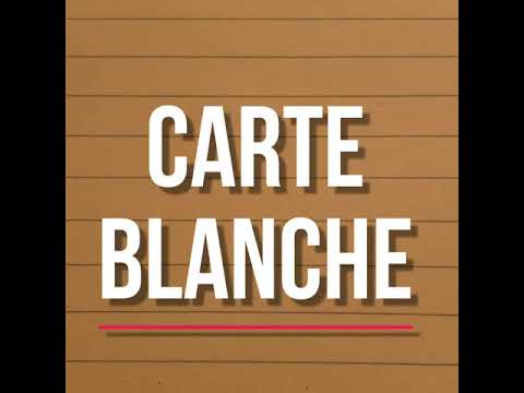 How to pronounce CARTE BLANCHE | Correct pronunciation