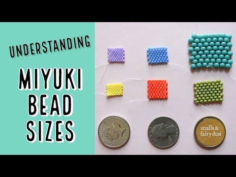 Comparing Miyuki Seed Bead Sizes